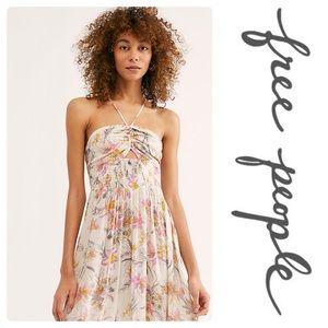 Free People | Dresses | New Free People One Step Ahead Maxi Slip Pebble ...